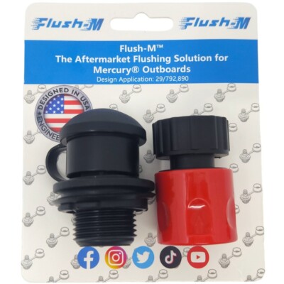 Flush-M - Quick Flushing Plug Solution - Replaces Mercury 22-888958001 ...