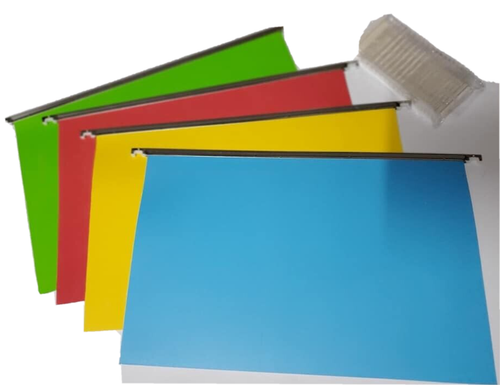 20 x Foolscap Suspension File + Tabs & Inserts Assorted Colours Stat ...