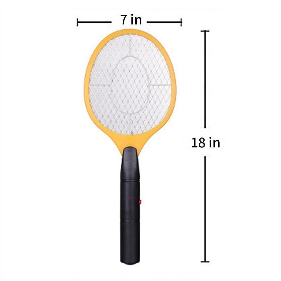 Electric Handheld Mosquito Fly Swatter Zapper Killer Bug Pest Insect ...