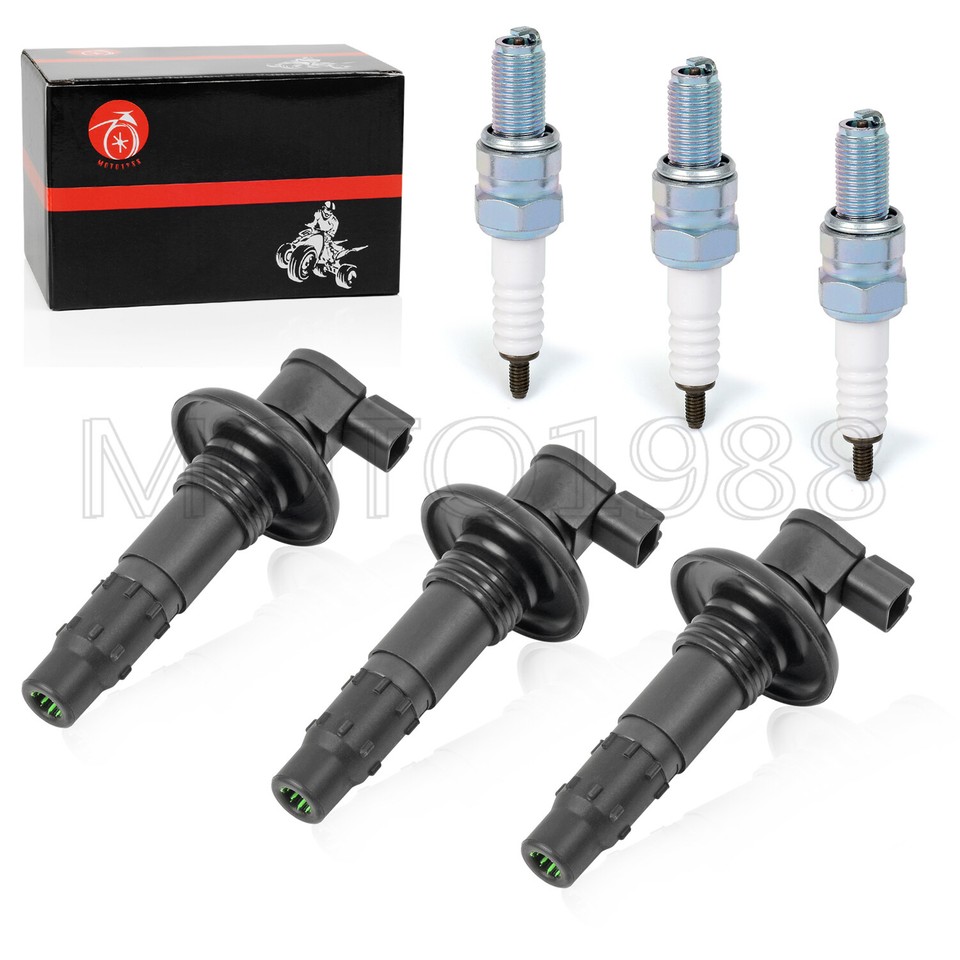 Ignition Coil Spark Plugs For SeaDoo GTX RXT RXP GTI GTS 130 155 185 ...