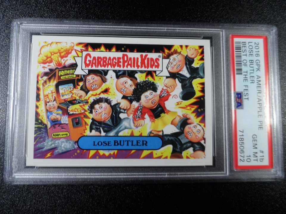 PSA 10 Arcade Fire Lose Butler Garbage Pail Kids Best of the Fest Adam ...