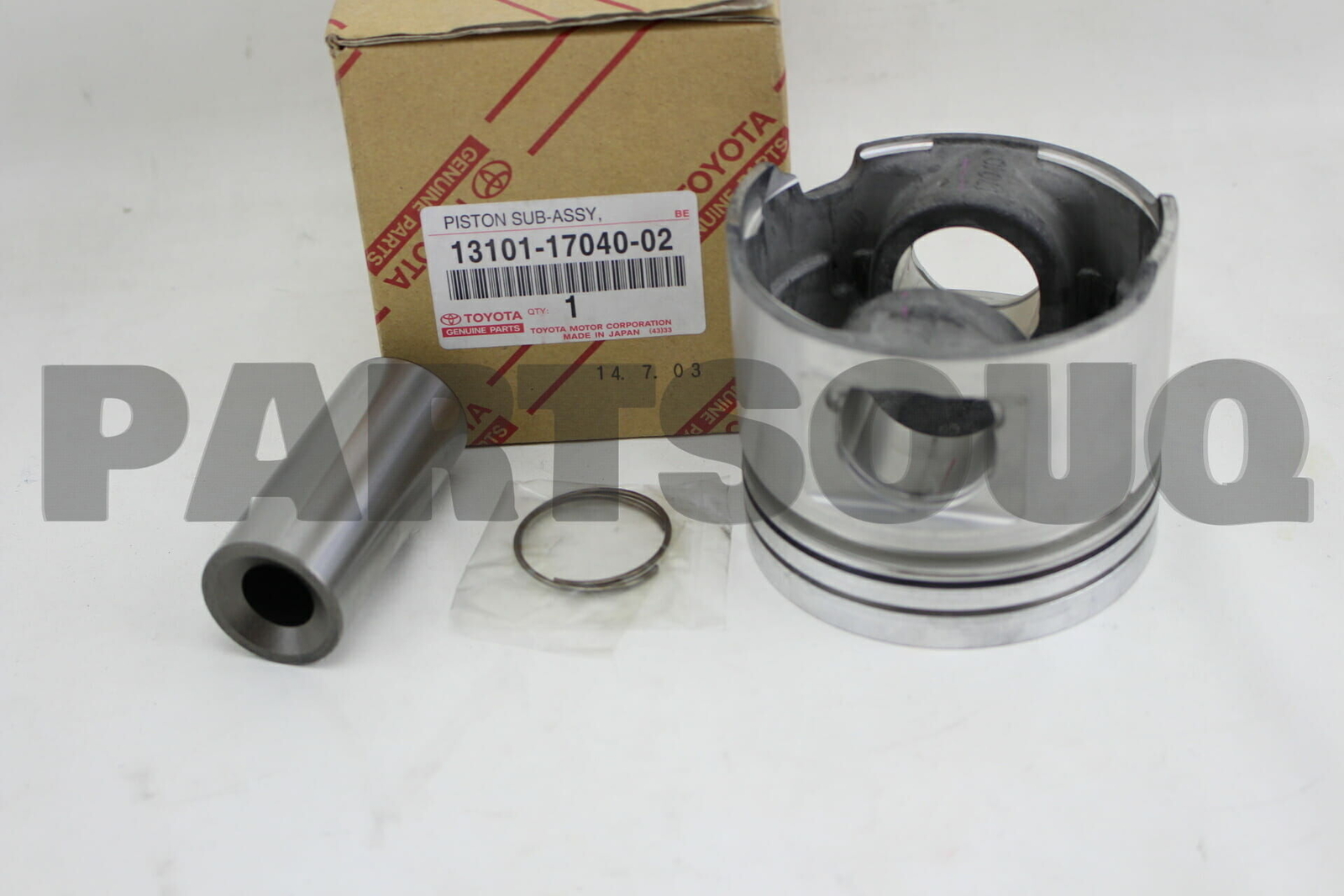 131011704002 Genuine Toyota PISTON SUB-ASSY, W/PIN 13101-17040-02 | eBay