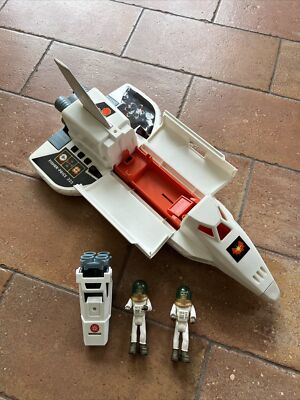 Vintage 1979 Fisher Price Alpha Probe 325 Space Shuttle w/ Figs Lights ...