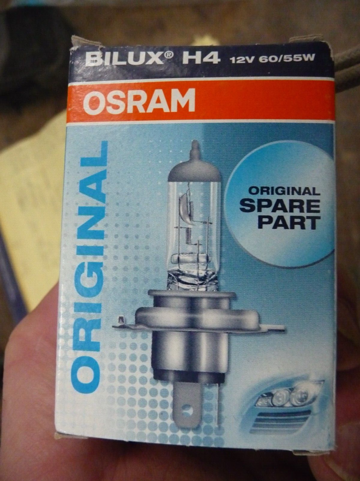 Lot Of 12 Osram Bilux Halogen Headlight Bulb H4 12 Volt 60/55W 57M7166 ...