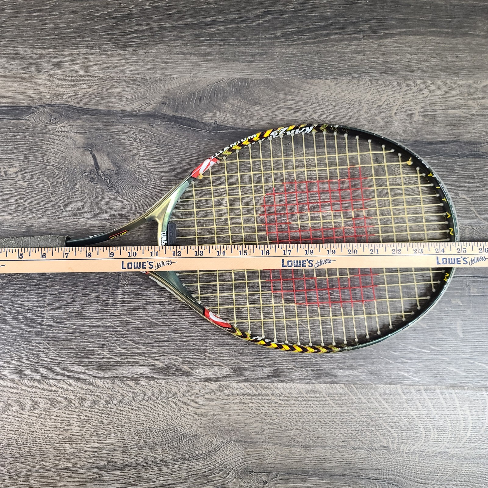Wilson Rak Attak 25 Titanium TI Power Bridge Tennis Racquet with Soft ...