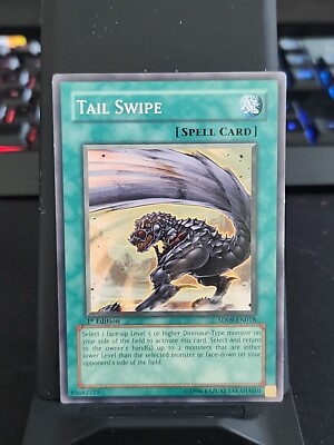 Tail Swipe - 1st Edition - Yugioh Spell Card - Vintage | eBay