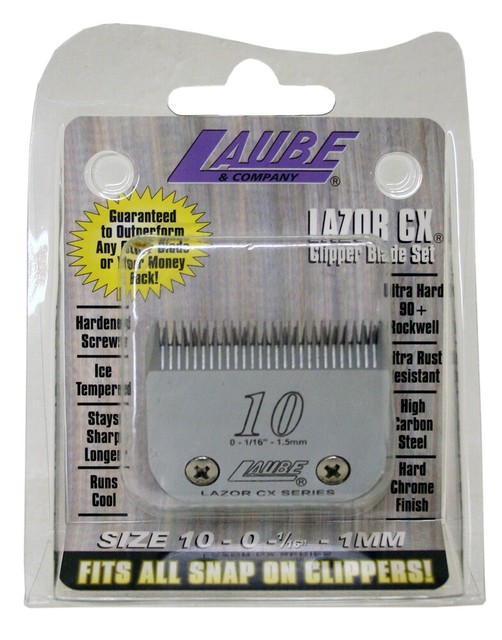 Laube Clipper Blade #10 Lazor CX Steel for sale online | eBay