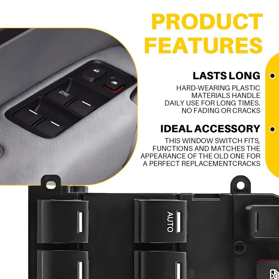 Master Power Window Door Switch Left Driver Side For 2009-2014 Honda ...