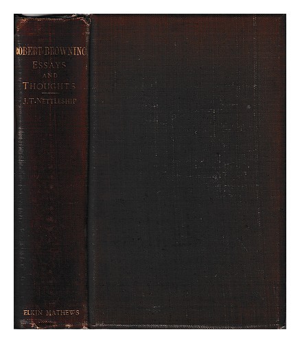 Nettleship,John T. (John Trivett) 1841-1902 Robert Browning ...