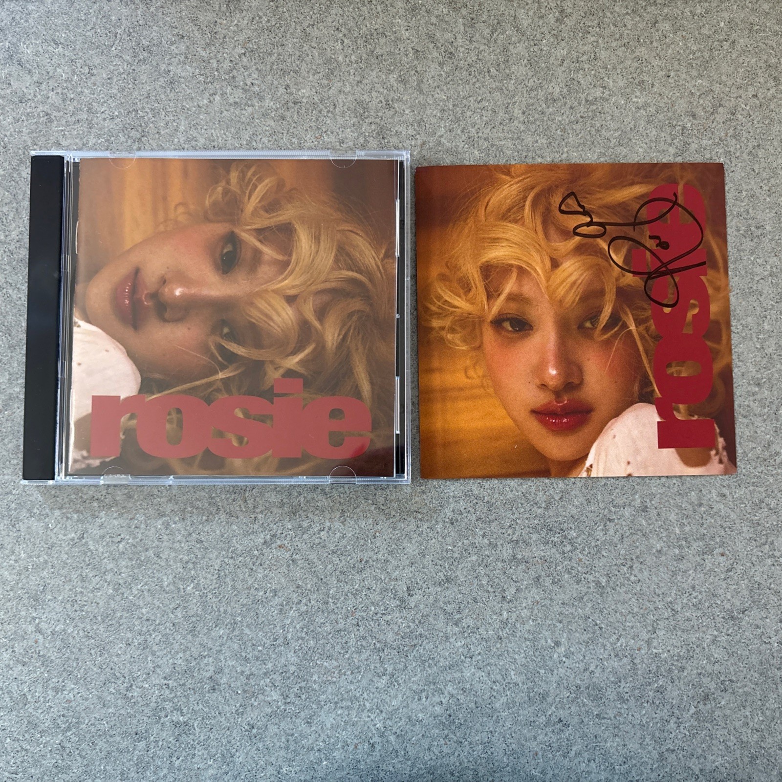 Blackpink Rose ROSIE CD with SIGNED Autographed Art Card Insert- | eBay