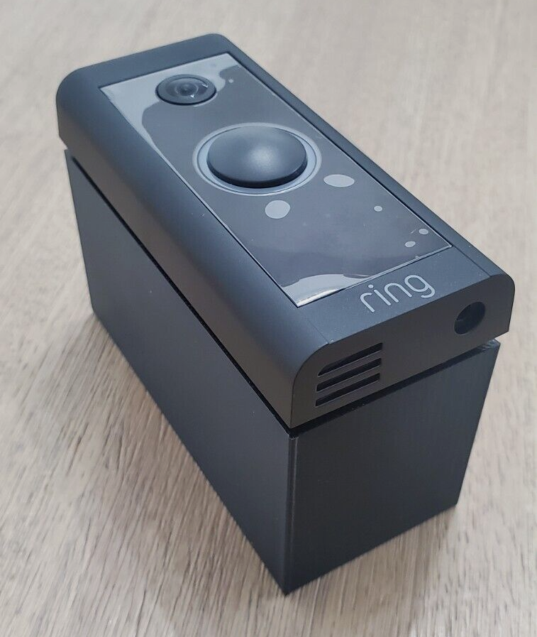 Ring Video Doorbell Wired 5AT3T5 Custom spacer Mounting bracket 0.5"-3. ...