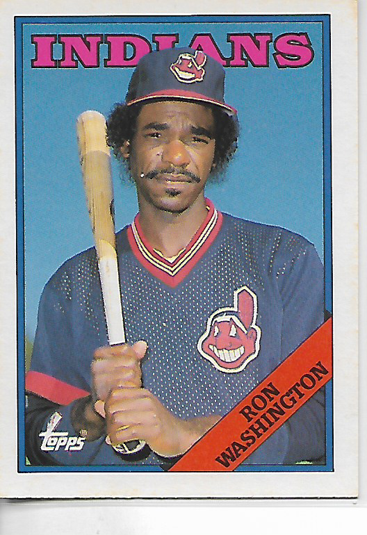 1988 Topps Traded Ron Washington Card | eBay
