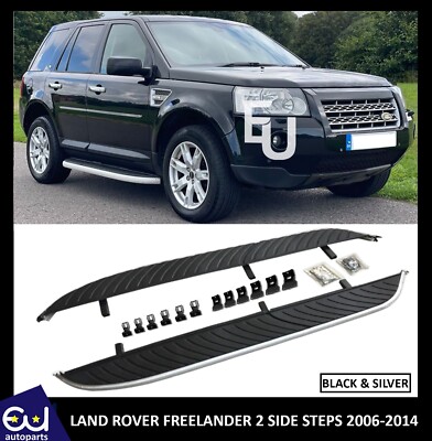 FOR LAND ROVER FREELANDER 2 SIDE STEPS RUNNING BOARDS NEW OEM STYLE | eBay