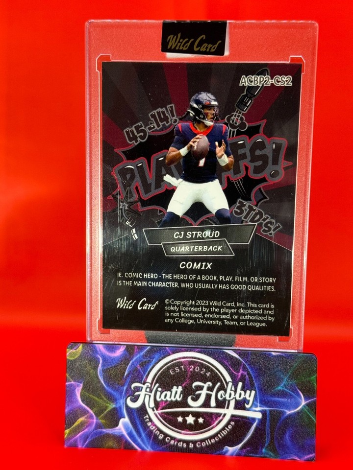 2023 Wild Card Alumination - CJ Stroud #ACBP2-CS2 - Playoffs Mojo ...