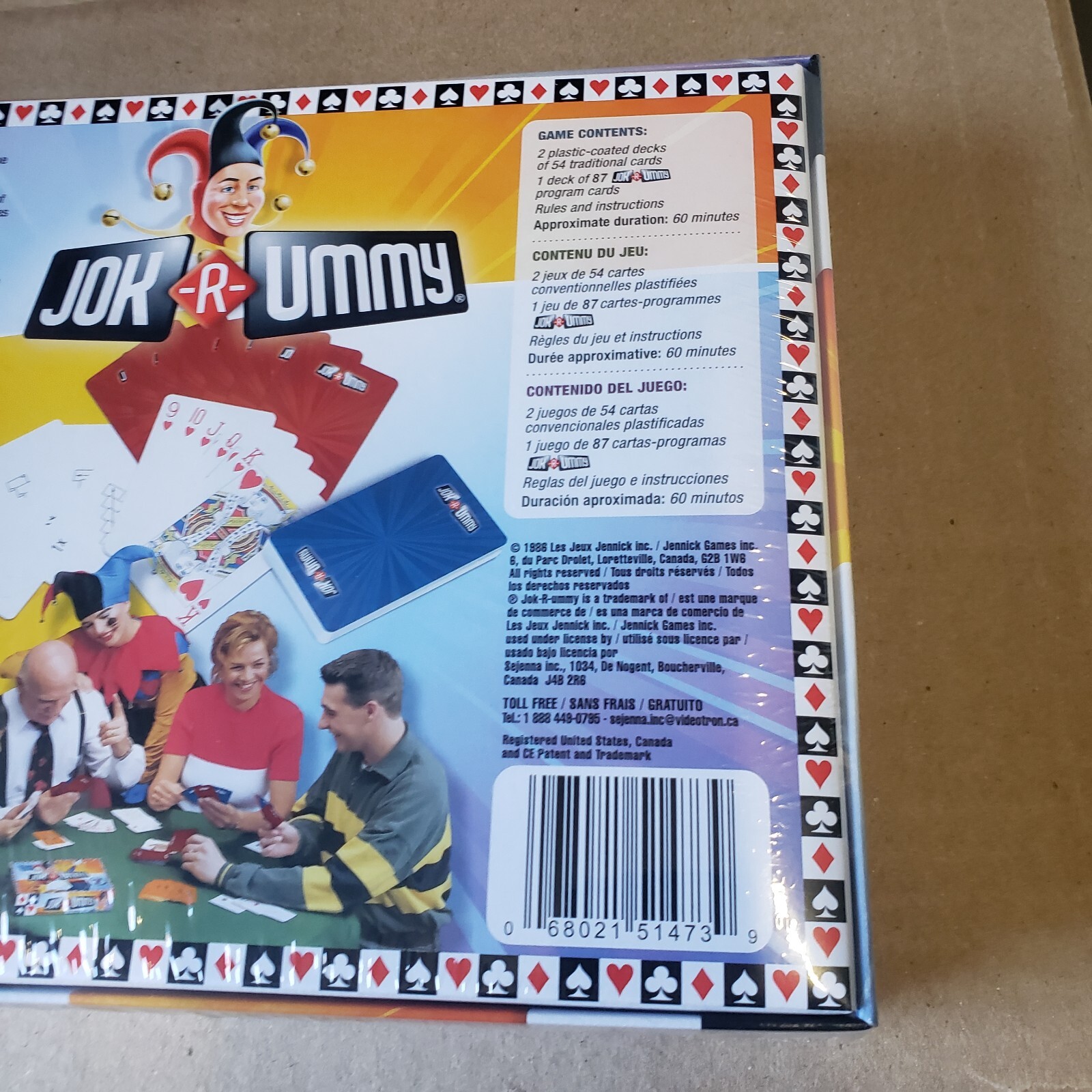 Jennick Games Jok-r-ummy Card Game - SG_B0072ZN594_US for sale online ...