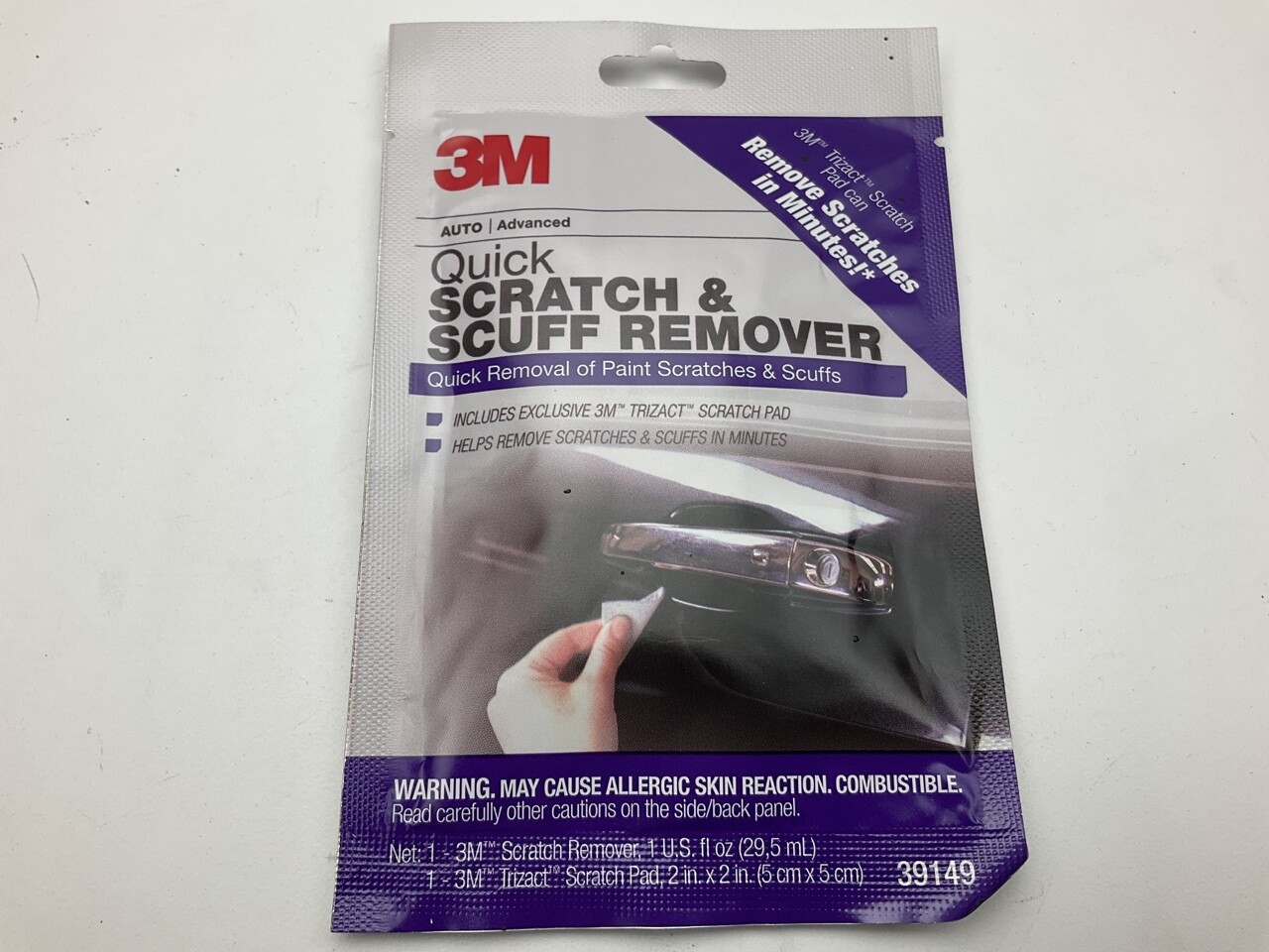 3M Quick Scratch & Scuff Remover for Auto Advanced 39149 Trizact ...