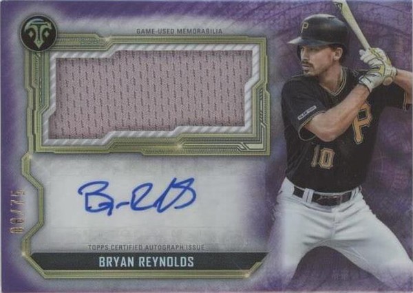 2020 Topps Triple Threads - Autograph Single Jumbo Relics Amethyst # ...