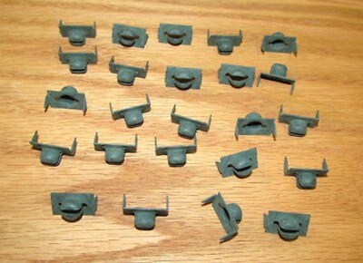 1955-1957 Chevy Nomad Sliding Glass Fuzzy Channel Retaining Clip Set ...