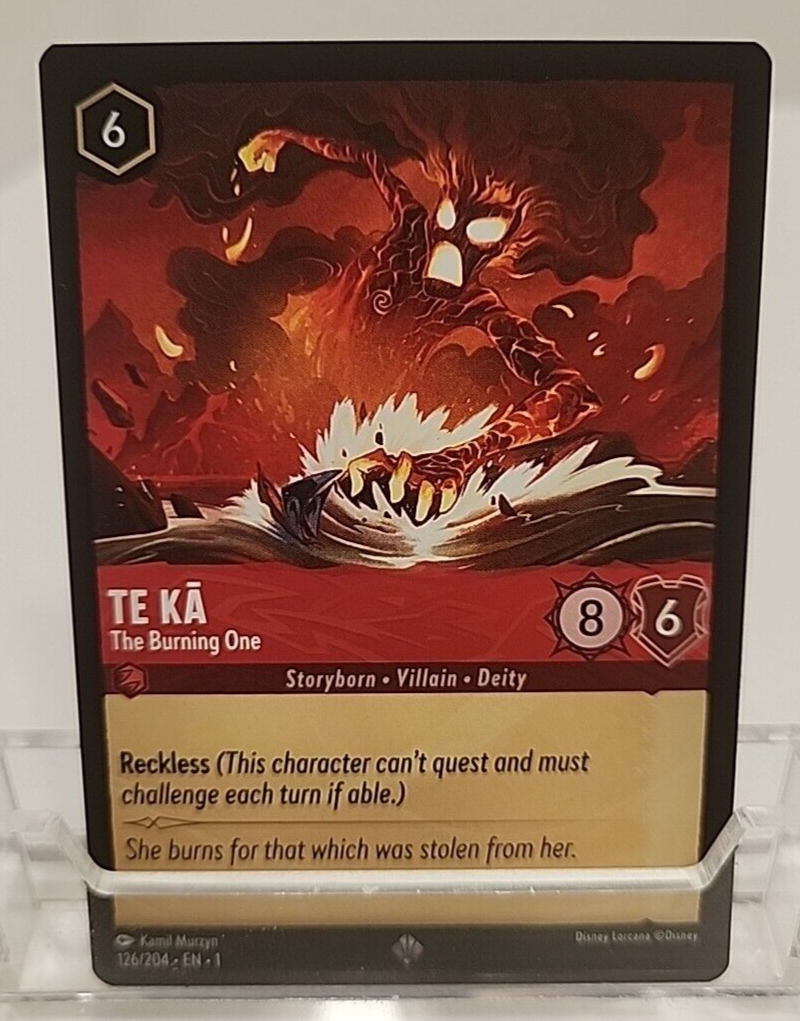 1x Te Ka - The Burning One - 126/204 - Super Rare | eBay