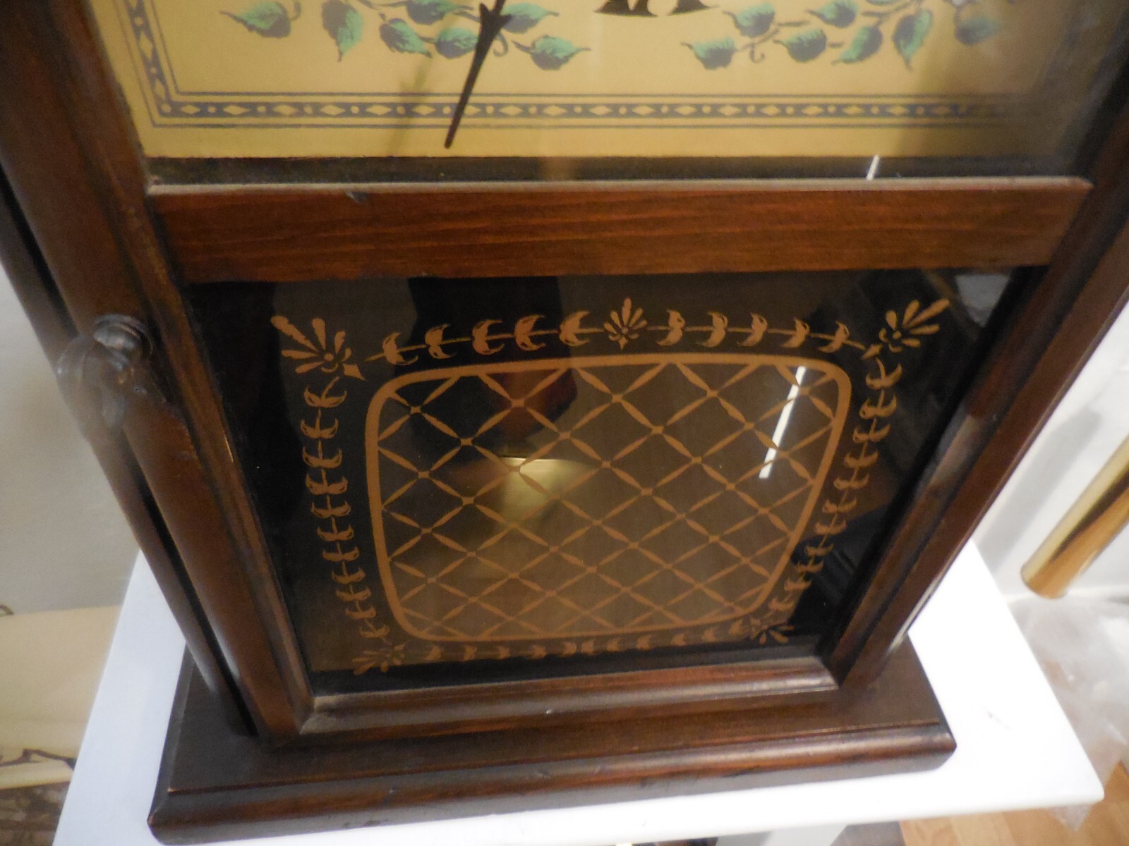 Vintage American Gothic Square Cornwall Classics Pendulum Mantel Shelf ...