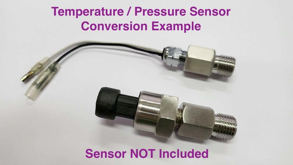 1/8 NPT Female to M14x1.5 Male Stainless Pressure / Temp Sensor ...