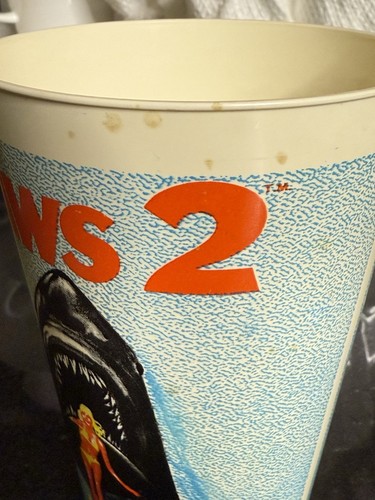 Rare 1978 JAWS 2 Movie Promo Plastic Cup Universal City Studios | eBay