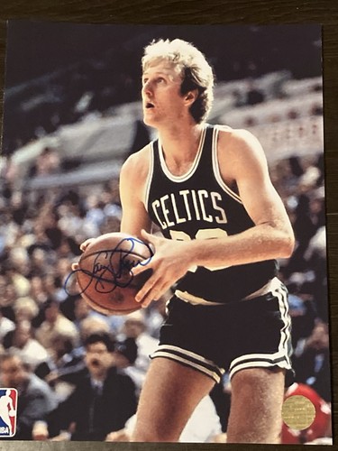 Larry Bird Autographed Signed 8x10 photo “Celtics” HOF, COA | eBay