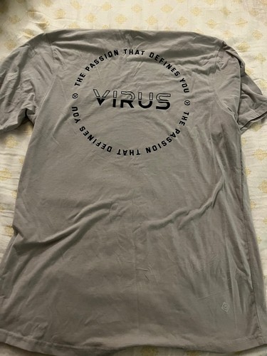 Virus Intl Mens Grey Short Sleeve Tee Shirt Passion Medium CrossFit ...