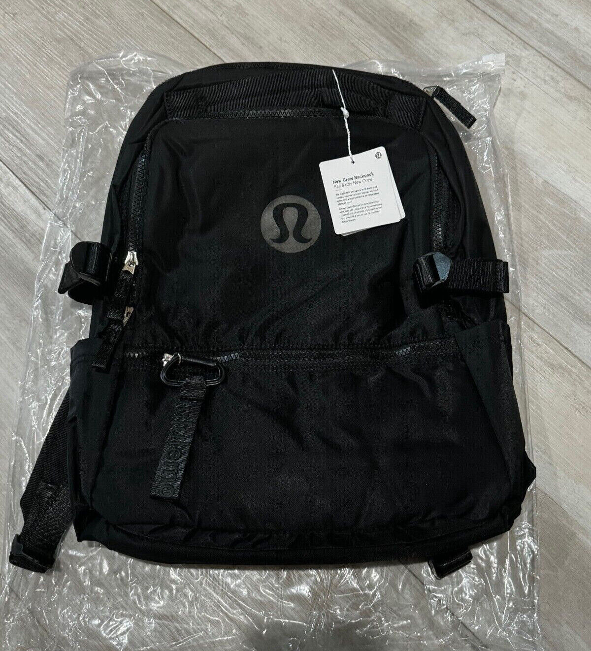 LULULEMON New Crew Backpack One Size Black 15" Laptop Padded - 2024 US ...