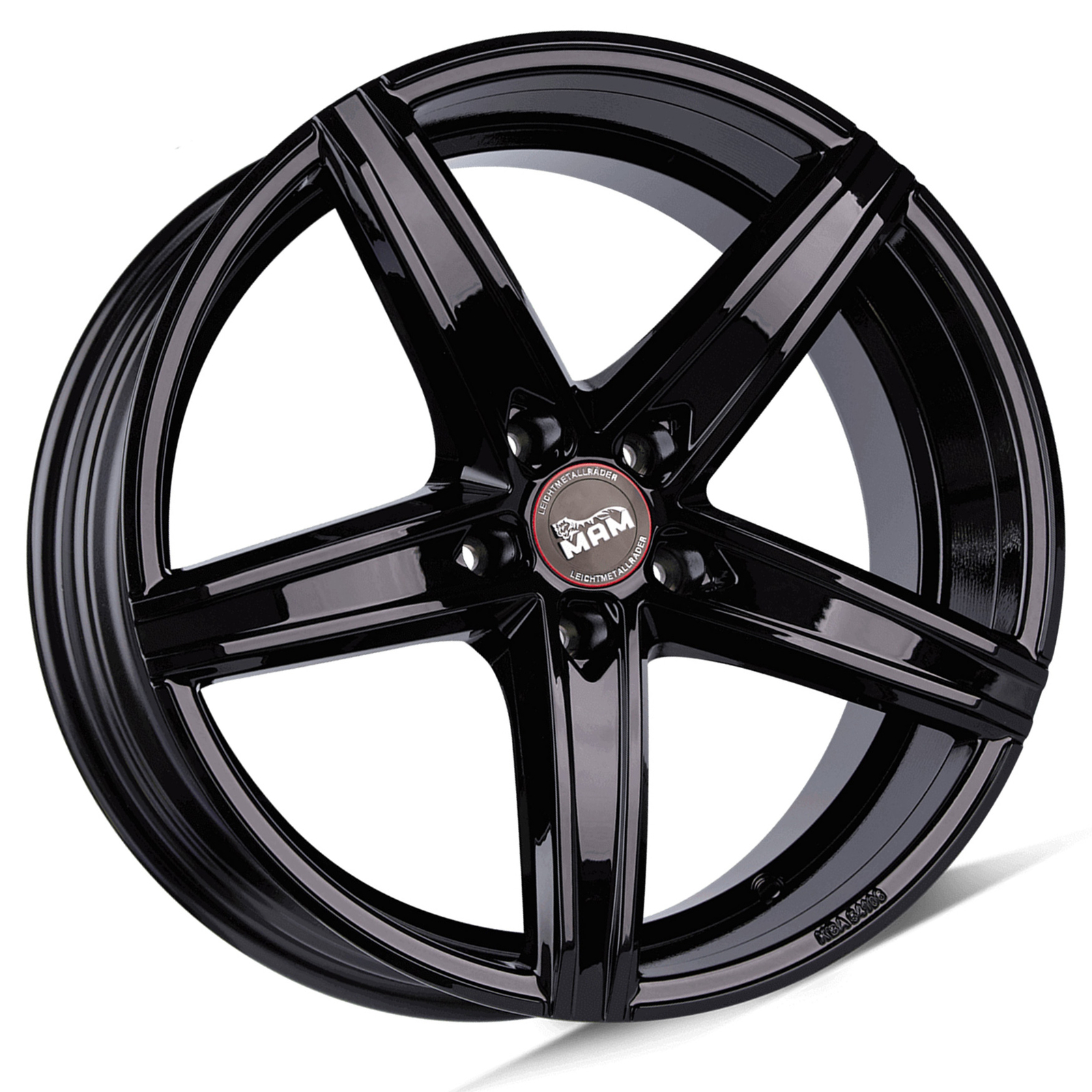 19 Zoll MAM OX18 Black Painted ET30 Alufelgen für Audi A4 Allroad B9 F4 ...