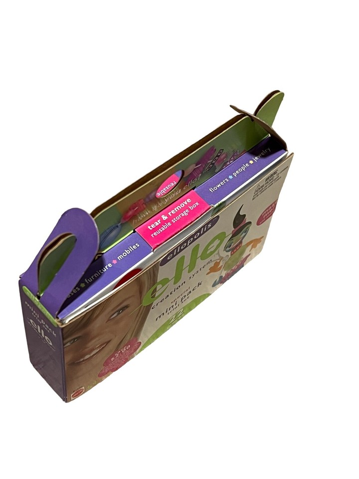 Mattel Ello Opolis Girl Ello Creation System Mini Pack Trial Set 22 ...