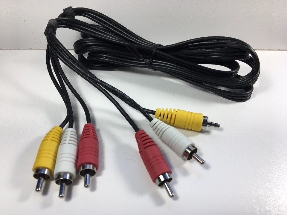 NINTENDO NES AV Cable Stereo RCA Audio Video TV Cord Original System ...