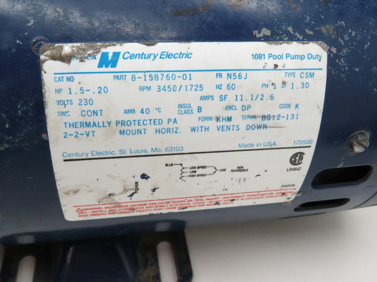 Magnetek Pool Motor Parts