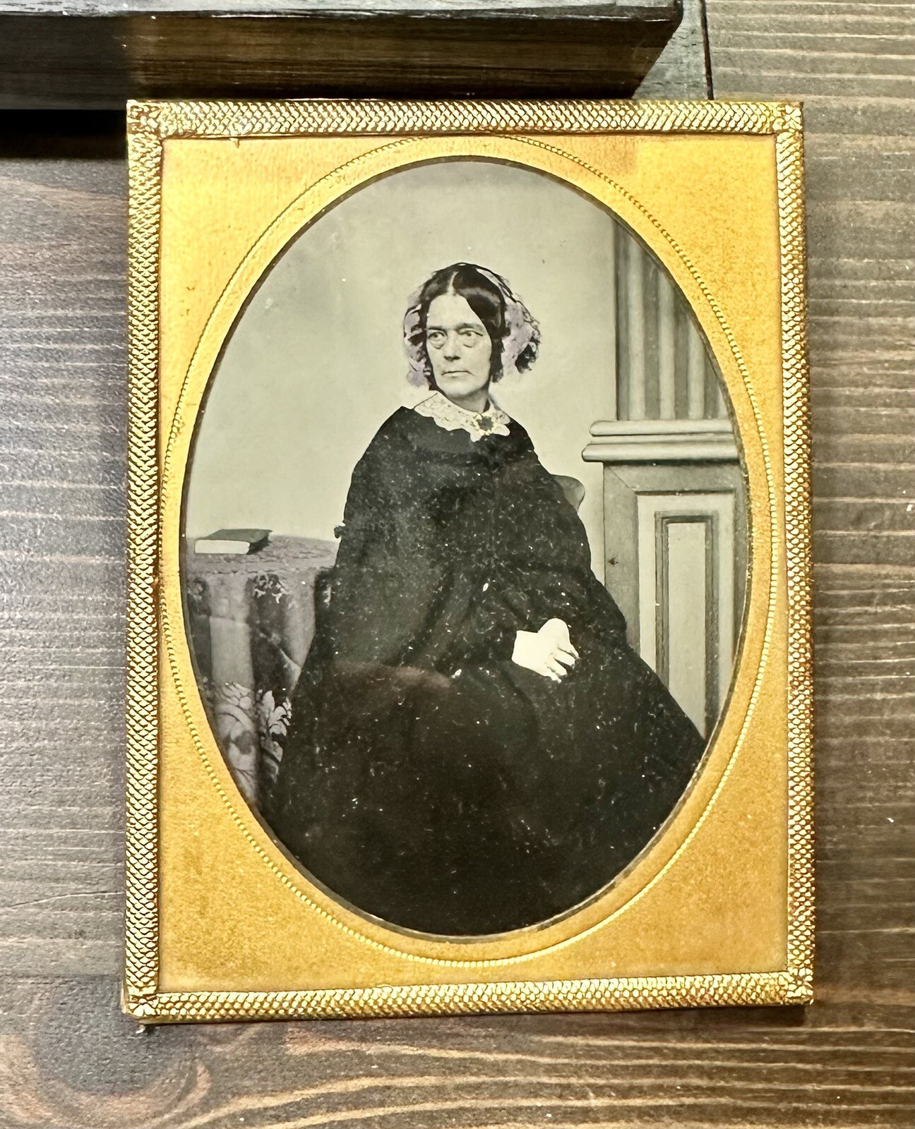 1/4 Ambrotype ID'd Woman Catharine Winstanley England Genealogy Photo ...
