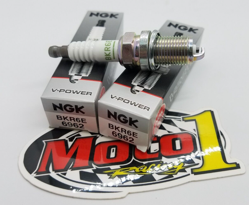 QTY-2 NGK Spark Plug - V Power - ATV Dirt Bike - Honda Gold Wing - BKR6E 6962 | eBay