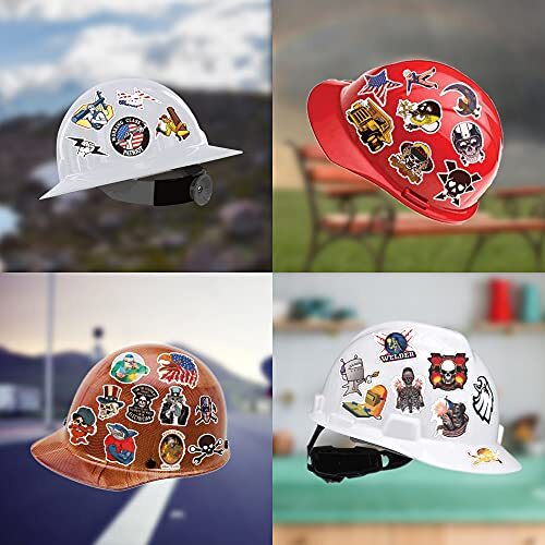 205 Pcs Funny Hard Hat Stickers for Tool Box Welding Construction Vinyl ...