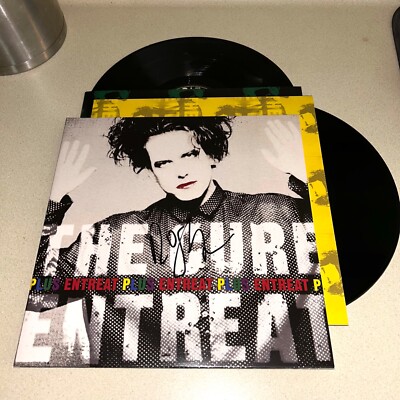 ROBERT SMITH THE CURE signed autographed ENTREAT PLUS VINYL BECKETT BAS ...