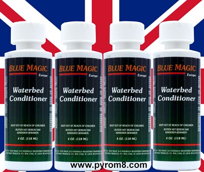 Blue Magic All Purpose Waterbed Conditioner 119ml 4oz x 4 Bottles ...