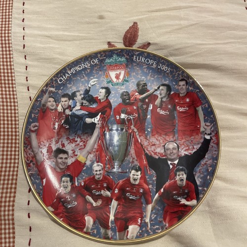 Liverpool Fc Danbury Mint Plate European Champions 2005 Champions ...