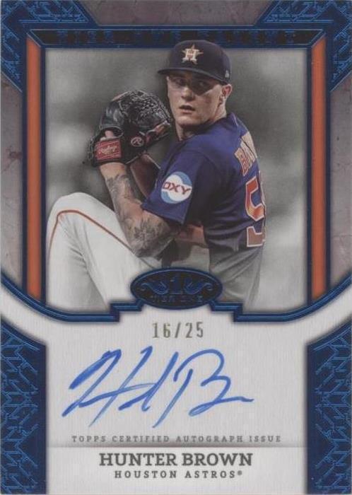2024 Topps Tier One - Tier One Talent Autographs Hunter Brown #T1TA-HB ...