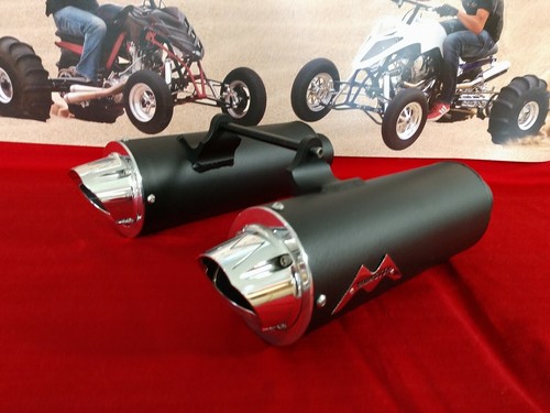 Yamaha Raptor 660 Monster Pipe Dual Exhaust System MonsterPipe YFM660r ...