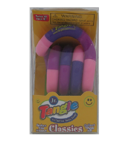 Tangle Jr Classic Sensory Fidget Toy Brain Tool Stress Relief Pink ...