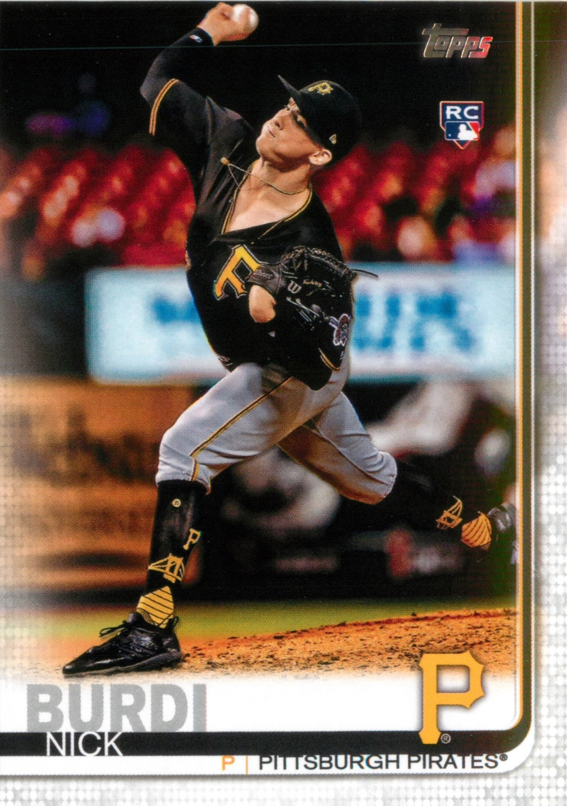 Nick Burdi RC 2019 Topps Series 1 Baseball Rookie Card #43 Pittsburgh ...