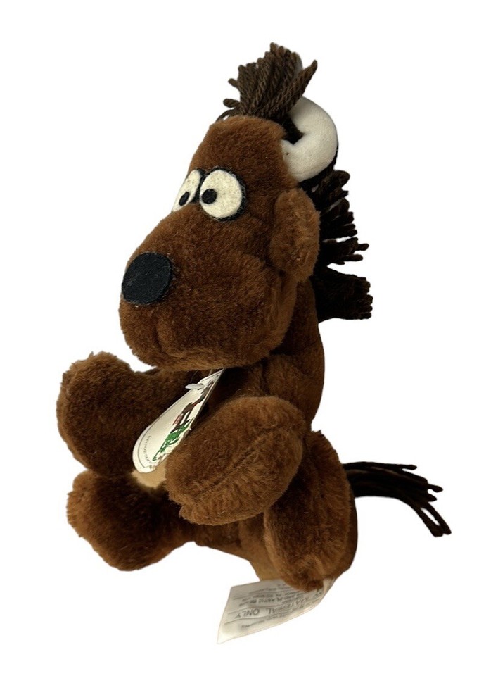 Vintage 1978 Animal Crackers Moose Yak Plush Stuffed Animal by Rocco ...