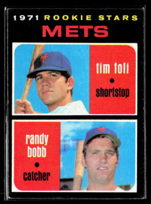Mets Rookies - Tim Foli / Randy Bobb RS, RC 1971 Topps #83 | eBay