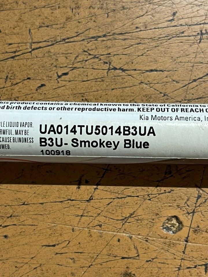 OEM KIA Touch-Up Paint + Clear Coat "SMOKEY BLUE" Color Code B3U | eBay