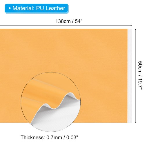 54x19.7x0.03" PU Leather Book Cloth, Soft Faux PU Leather Sheets ...