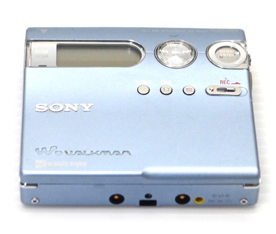 Vintage SONY MZ-N910 NET MD WALKMAN Silver Tested Working Good from ...