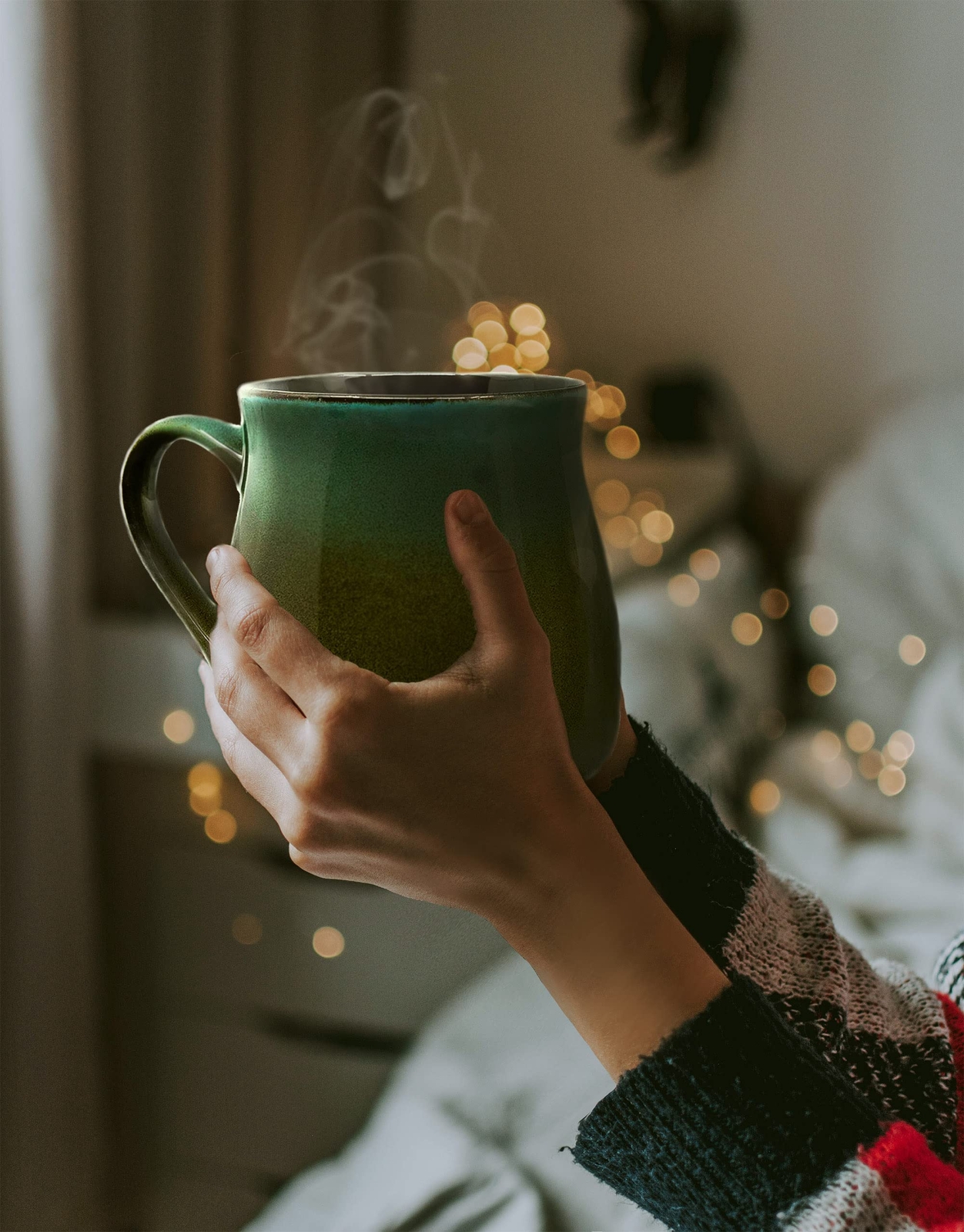 Large Pottery Coffee Mug 24 Oz Oversized Ceramic Cup With Big Handle 1 ...