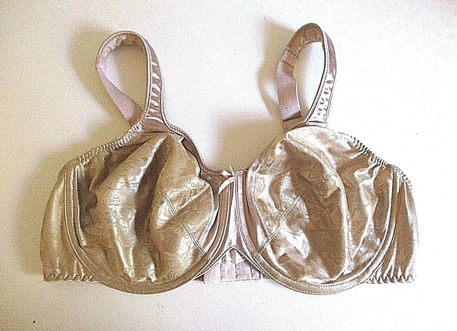 919X07 Bali 3562 Satin Tracings Minimizer Underwire Bra 40DDD Beige ...